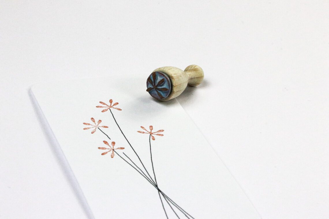 Mini Stempel DOLDENBLÜTE #03 | Blumenstempel
