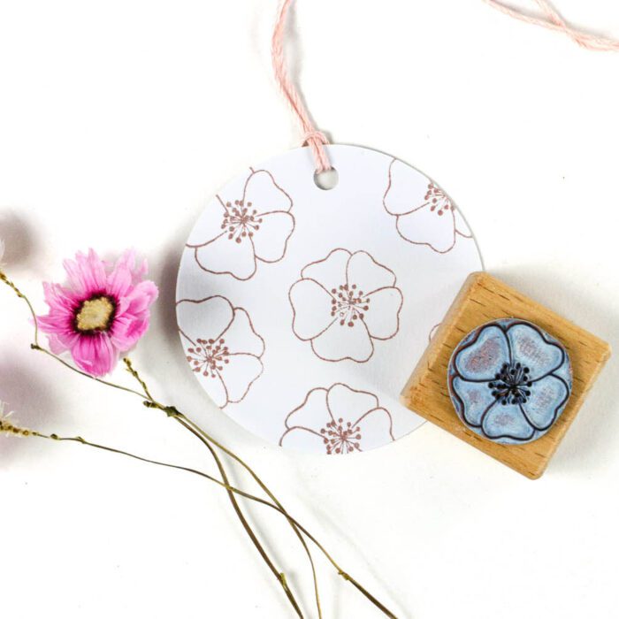 Blumenstempel aus Holz für Karten & DIY | STUDIO KARAMELO