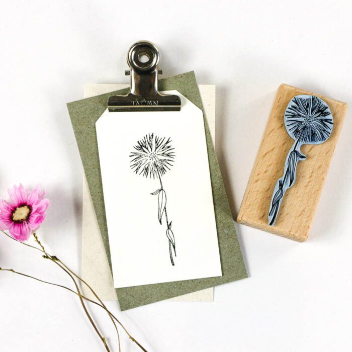 Blumenstempel aus Holz für Karten & DIY | STUDIO KARAMELO