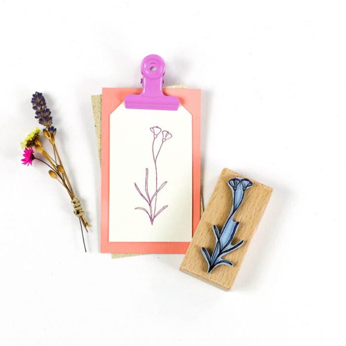 Blumenstempel aus Holz für Karten & DIY | STUDIO KARAMELO
